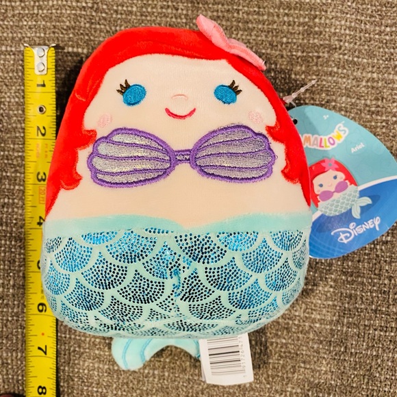 Squishmallows | Toys | Small Disney Ariel Little Mermaid Squishmallow ...